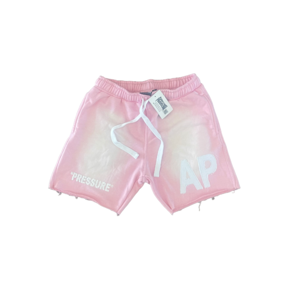 "PRESSURE" SHORTS| PINK AND WHITE – The Applying Pressure Brand
